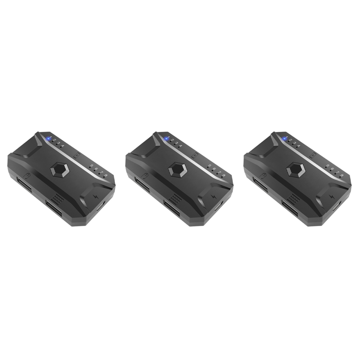 ReadyStock-3X Bluetooth Hub USB 5.0 Converter Wired Keyboard&Mouse to ...