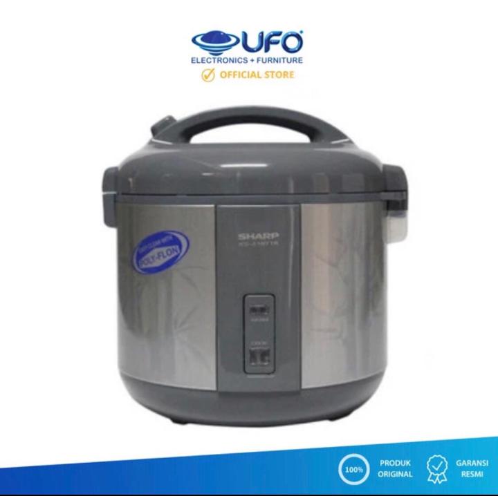 Sharp Rice cooker KS-A18TTR Abu 1,8 Liter 2in1 | Lazada Indonesia