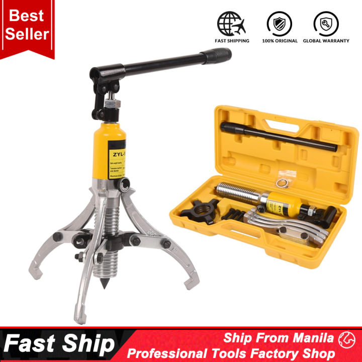 15Ton Hydraulic Gear Puller Wheel Bearing Separator 3-in-1 Pump Oil ...