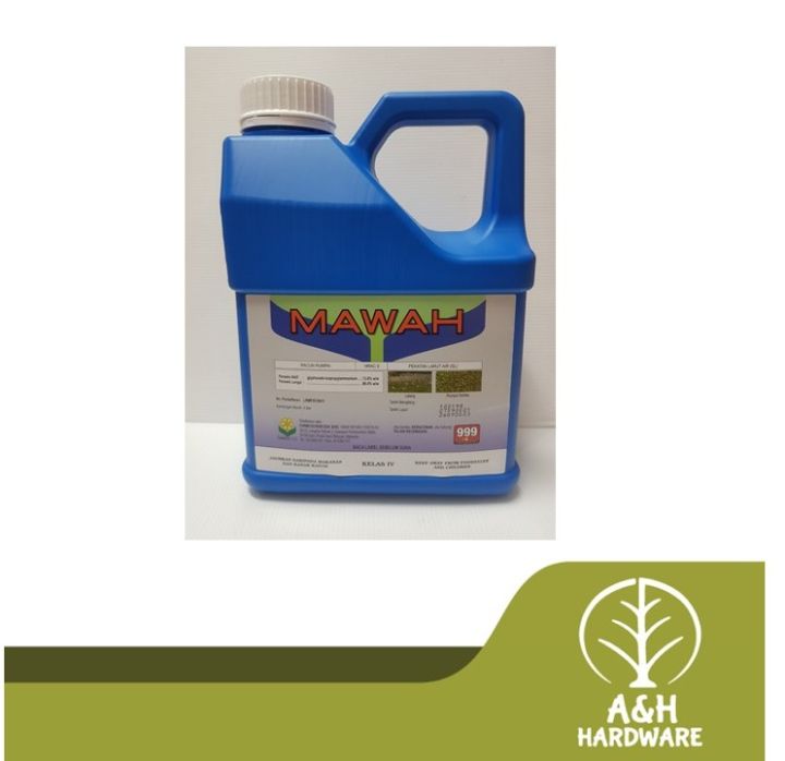 [Ready Stock] Mawah 4L Racun Rumput Weed Killer 除草剂 Glyphosate 13.6% ...