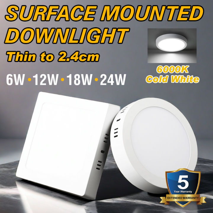 Aluminum Pin Light Surface Mounted Ceiling Lights 6W 12W 18W 24W ...