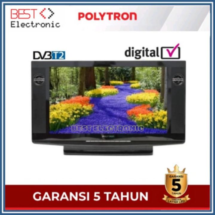 TV DIGITAL tabung LED TV POLYTRON 24 inch PLD 24V123 USB MOVIE | Lazada ...