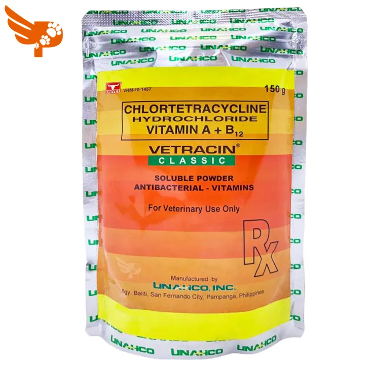 VETRACIN CLASSIC 150g - For Animals - Swine, Pigs, Poultry, Chickens ...