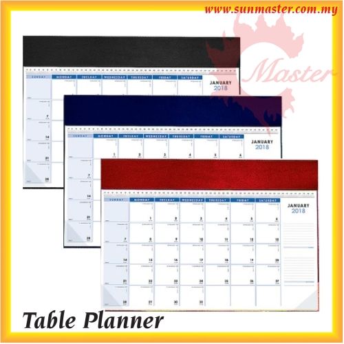 2026 Table Planner | Personal Desk Planner | Office Planner PVC Diary ...