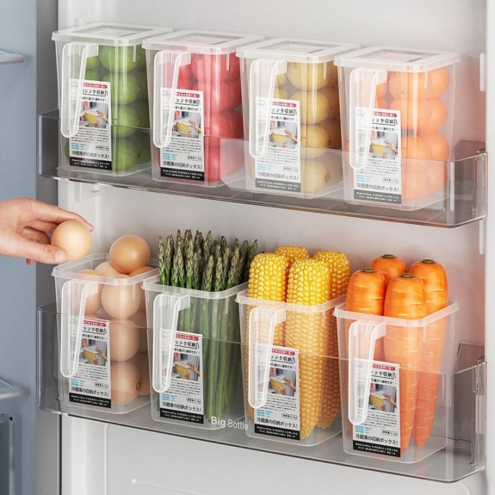New Fridge Storage Box Food Fresh Refrigerator Door Organizer Bins ...