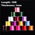 2rolls 10m/Roll Strong Elastic Crystal Beading Cord 1mm for Bracelets ...