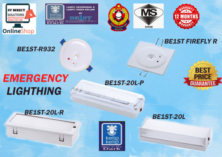 Bomba Approved+SIRIM+With Cert] 3W Recessed Emergency Ceiling Downlight ...