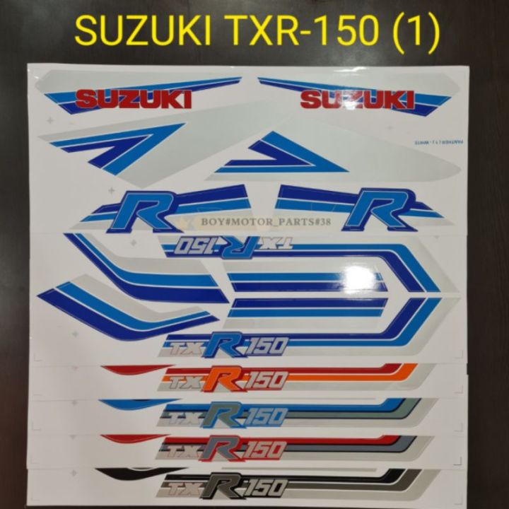 SUZUKI TXR 150 PANTHER ( 1 ) BODY STICKER | Lazada