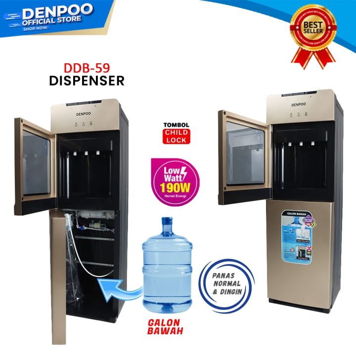 Dispenser Galon Bawah With Filter Denpoo DDB 59 Cover Protections (Non ...