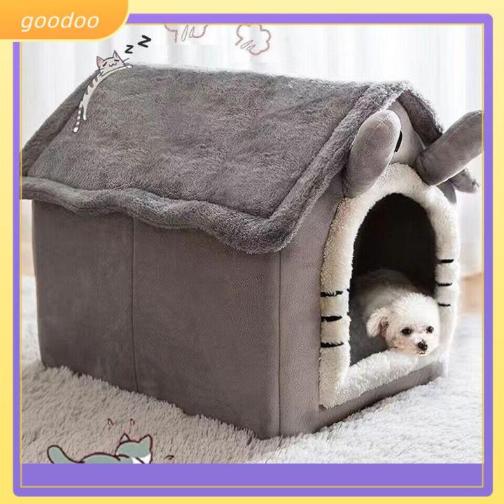 GOODOO น่ารักน่ารักๆ ที่ปิดสนิท ลูกแมวแมว บ้านที่อบอุ่น บ้านสุนัขแมว ...