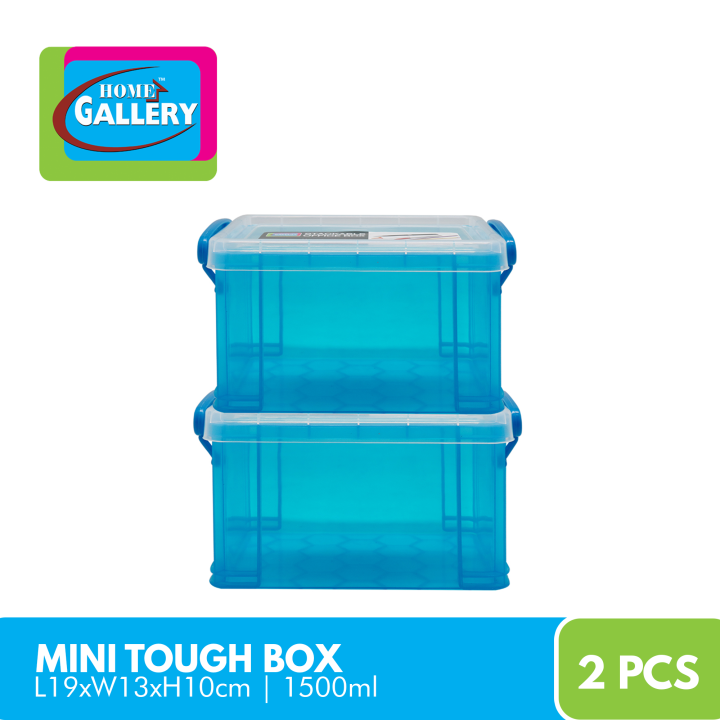 Home Gallery Mini Tough Box, Set of 2's | Capacity: 1500ml | Dimension ...