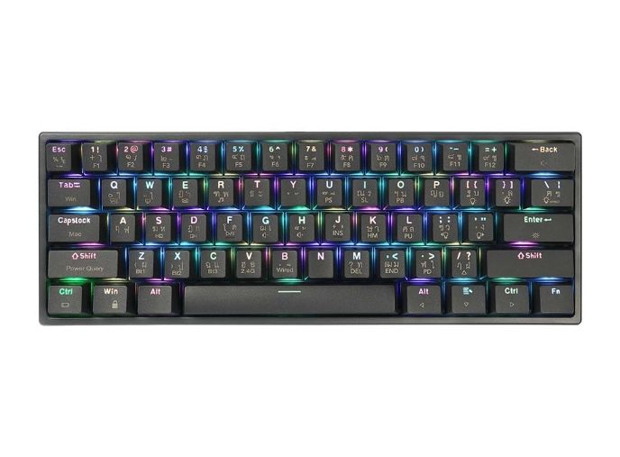 คีย์บอร์ดเกมมิ่ง Tsunami Gaming Keyboard MK-61 Max | Lazada.co.th