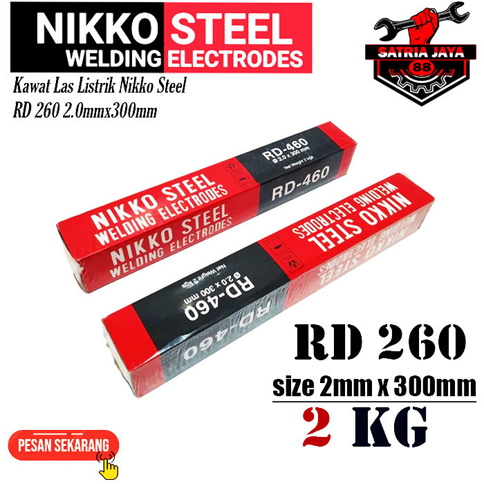 NIKKO - Kawat Las RD260/2mm x 300mm Nikko Steel/NIKKO WELLDING ...