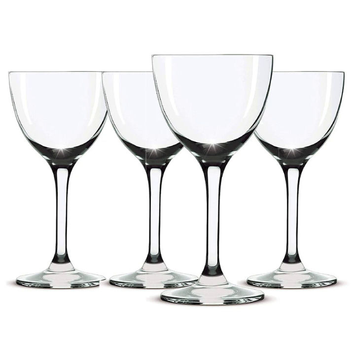 4pcs Nick And Nora Coupe Tail Glasses Handblown Small Plain Vintage Coupe Glass To Serve A
