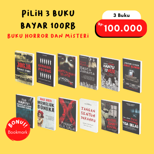 Paket Spesial Buku horor, misteri, dan thrillers PILIH 3 BAYAR 100 ribu ...