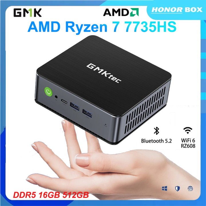 GMKtec K2 Mini Pc AMD Ryzen 7 7735HS 8C/16T DDR5 16/32GB 512GB/1TB SSD ...