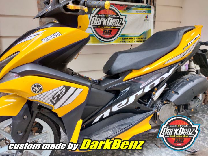 Yamaha Aerox Version 1 New Stock concept quality printed sticker decal ...