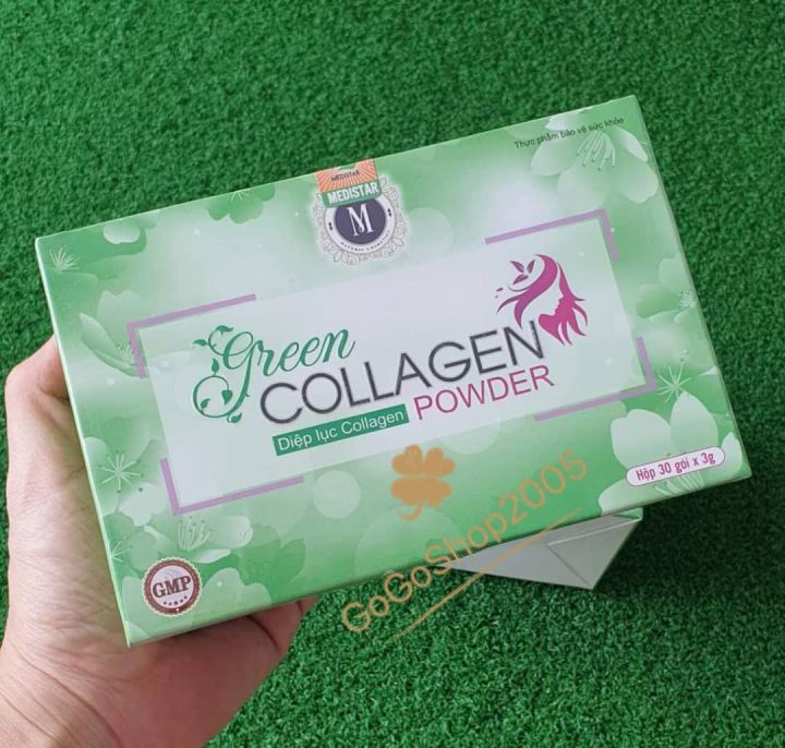【100% Original】Green Collagen Powder / Diep lục Collagen ( 30 sachets x ...