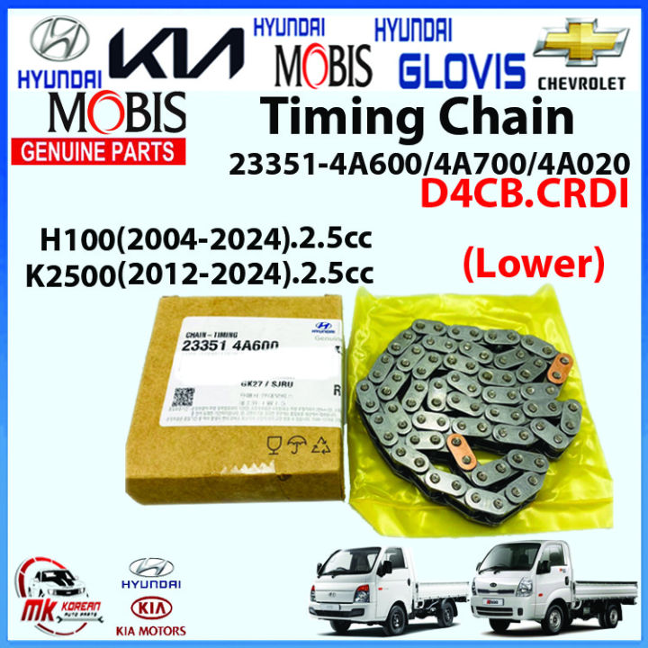 [GENUINE] Timing Chain. Lower for D4CB.CRDI. H100(2004-2024. 2.5cc ...
