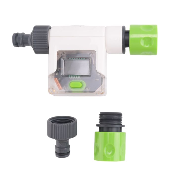 (IKHJ) WiFi Water Flow Meter for Garden Hose Smart Water Meter with 4 ...