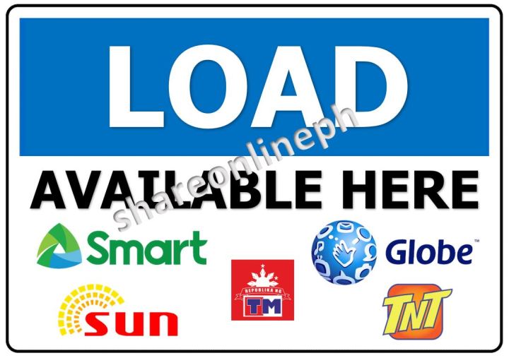 Load Available Here Signage Sign Boards Load SIM Available here | Lazada PH
