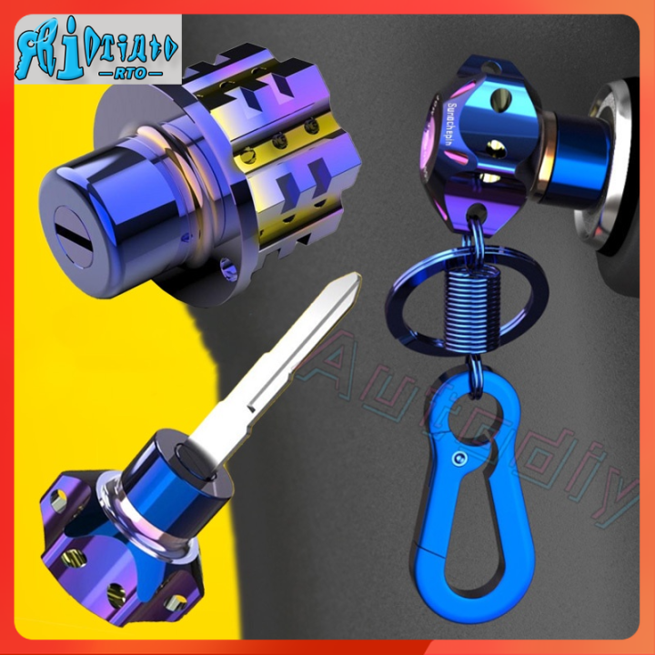 RTO sheath titanium hexagonal CNC keyhead for motorcycle sheath ...