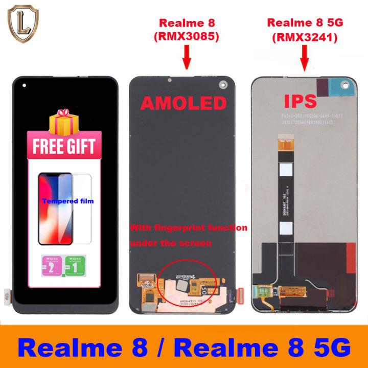 100% Tested Original LCD For Realme 8 / Realme 8 Pro / Realme 8 5G ...