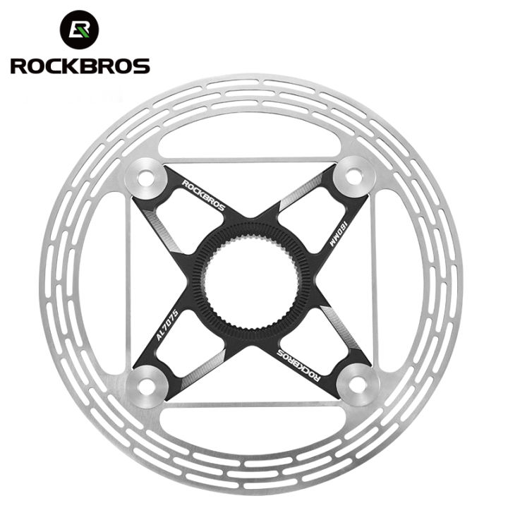 ROCKBROS Bicycle Disc Brake Floating Rotor MTB Bike Centre Lock 140MM ...