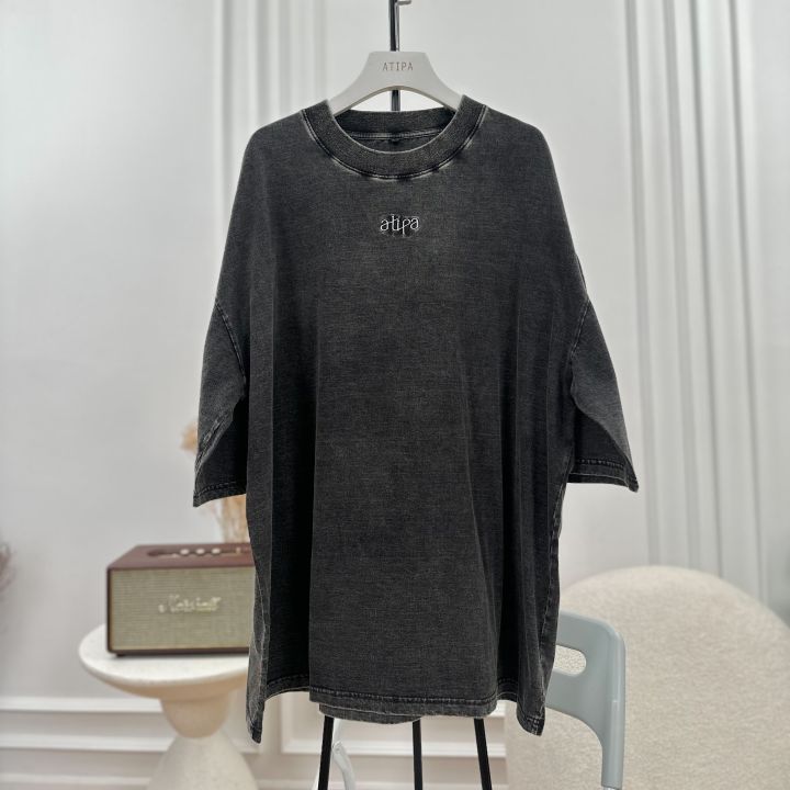 ATIPASHOP - Small Logo Fade Oversize เสื้อโอเวอร์ฟอกปัก Atipa | Lazada ...