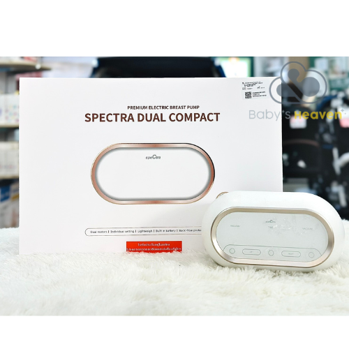 Spectra Dual Compact เครื่องปั๊มนม 2 มอเตอร์ ดูดนุ่มถนอมหัวนม มีแบต ...