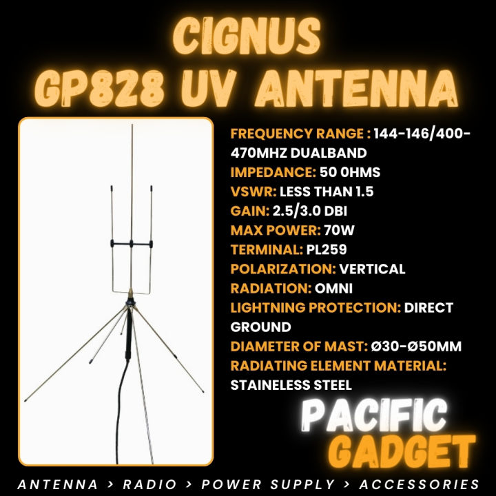 Cignus GP828 UV Dualband Outdoor Antenna | Lazada PH