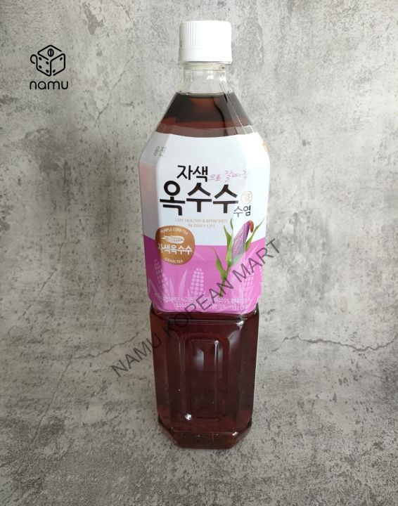 Woongjin Purple Corn Tea 1.5L / Teh Jagung / Minuman Teh Biji Jagung ...