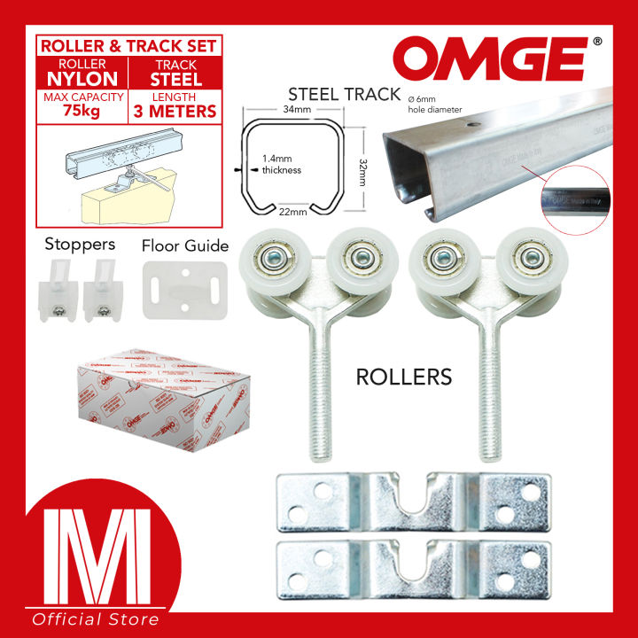 Heavy Duty Omge Nylon or Steel Hanger Roller and 3-meter Steel Door ...