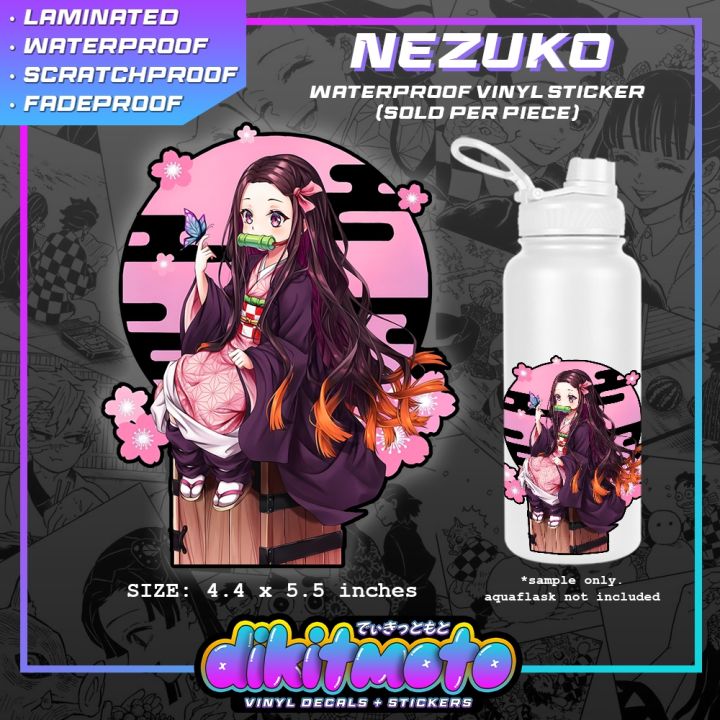 [dikitmoto] Nezuko # 2 Demon Slayer Kimetsu no Yaiba Vinyl Sticker ...