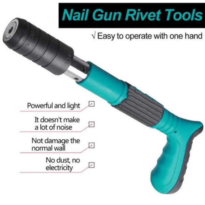 COD Nail Puncher Gun Nail Guns Steel Rivet gun Concrete Wall Gun ...