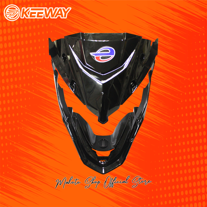 Euro Cowling Front (Glossy Black) (Vperman 150) | Lazada PH