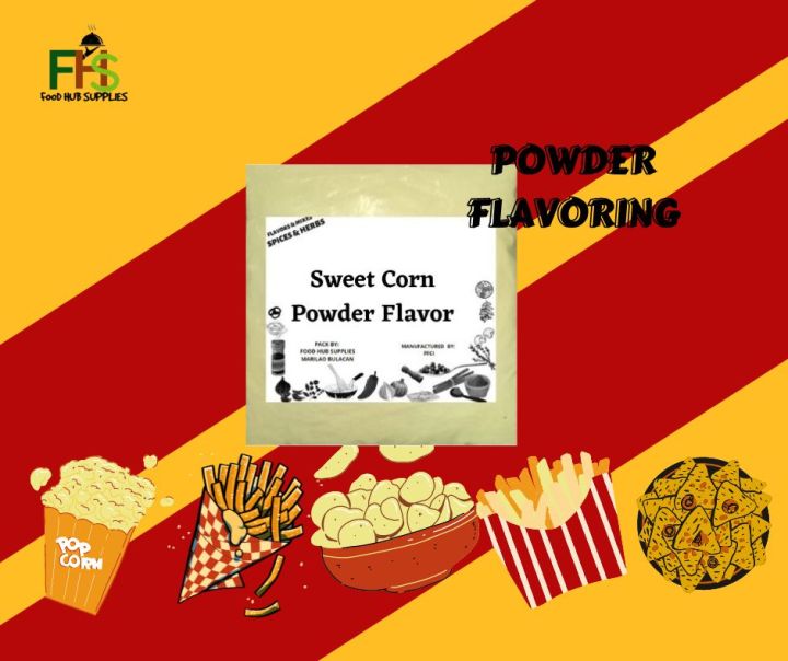 FHS SWEETCORN POWDER FLAVORING FOR FRIES/POPCORN/CHIPS | Lazada PH
