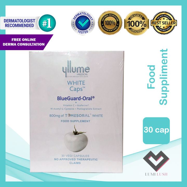 Yllume White Caps Blueguard Oral Capsule Brighter Younger Skin | Lazada PH