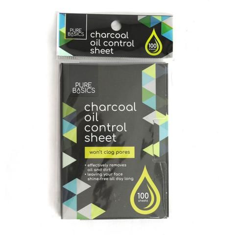 Pure Basics Oil Control Sheet Charcoal 100 Sheets | Lazada PH
