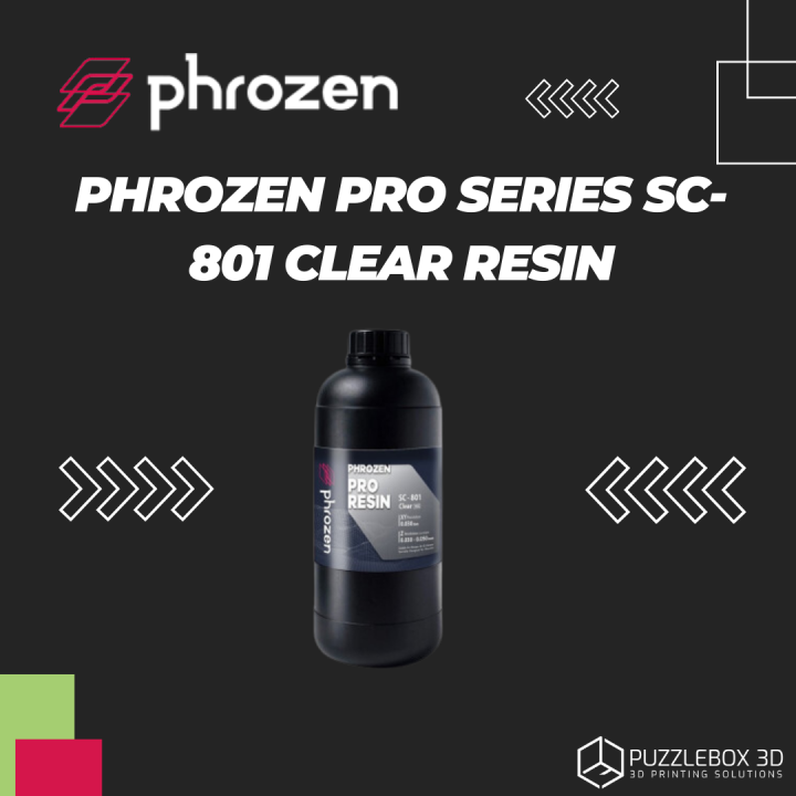 Phrozen Pro Series SC-801 Clear Resin 1Kg - High Clarity & Strength ...