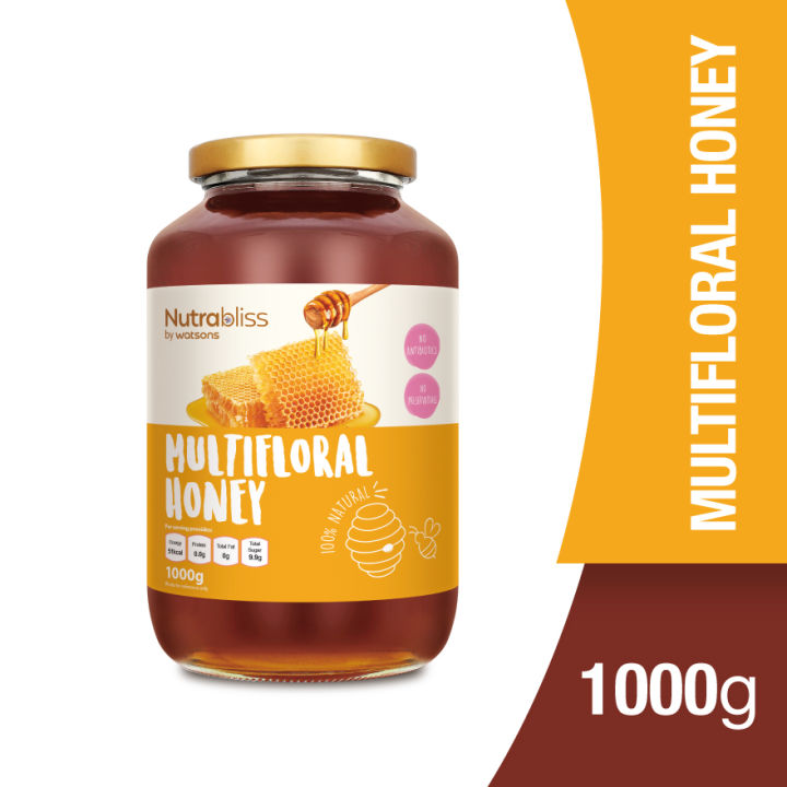 NUTRABLISS BY WATSONS Natural Multifloral Honey 1kg | Lazada