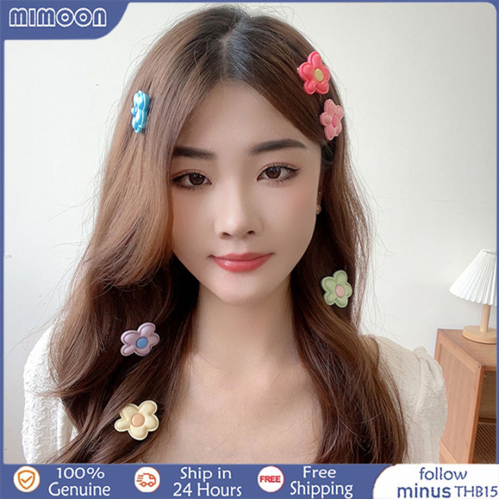 ลูกกวาดสีดอกไม้กิ๊บผม Dopamine กิ๊บผมน่ารักสาวกิ๊บอุปกรณ์เสริม MIMOON | Lazada.co.th