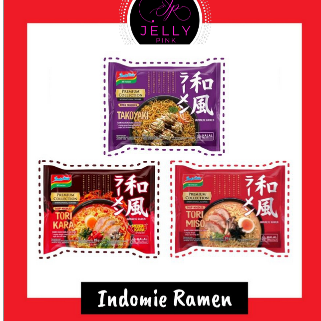 Indomie Japanese Ramen Rasa Tori Miso, Tori Kara dan Takoyaki | Lazada ...