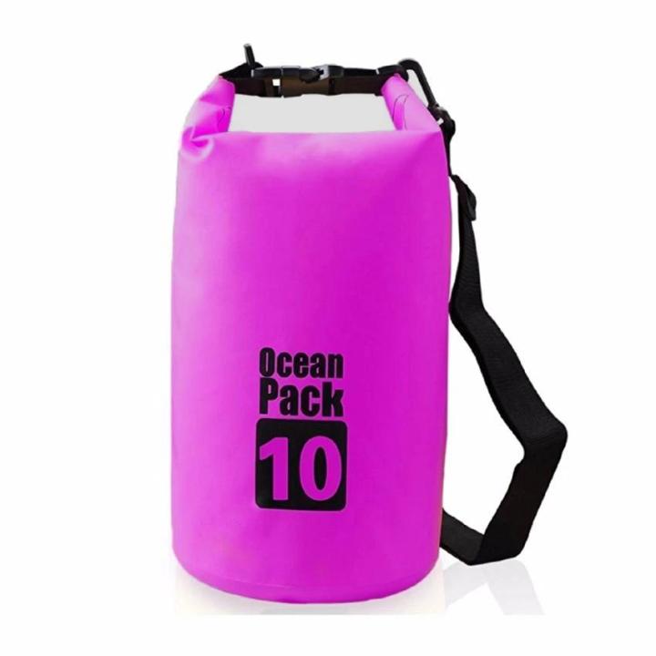 Ocean Pack Portable Barrel-Shaped Waterproof Dry Bag 10L | Lazada PH