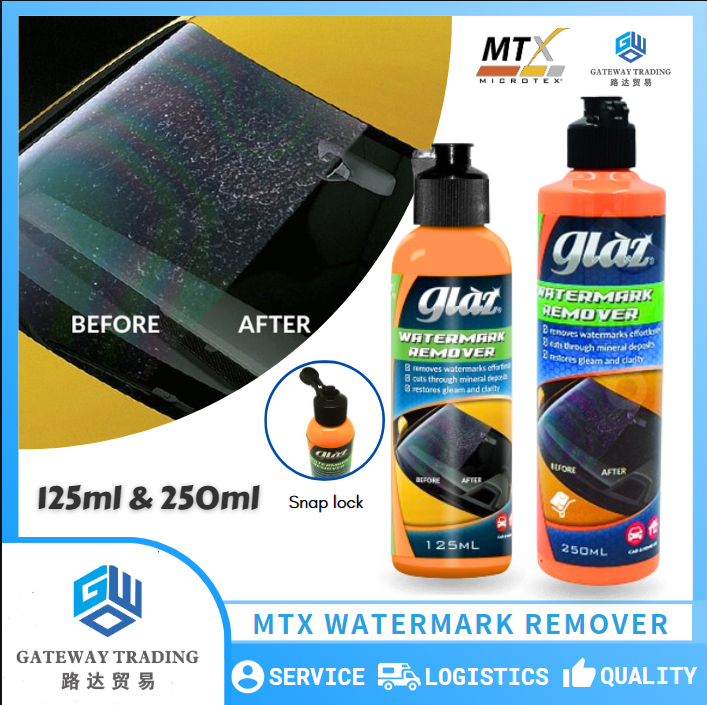 Microtex MTX Glass Care Glaz Acid Rain Stain Watermark Remover for ...