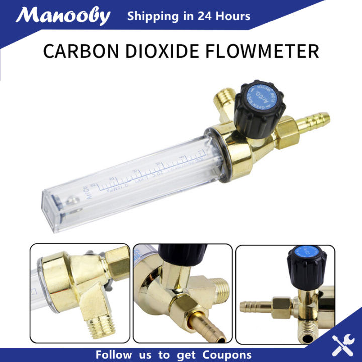 GreenEarth Manooby Argon CO2 Gas Flow Meter Flow Rate Gas Shielding ...