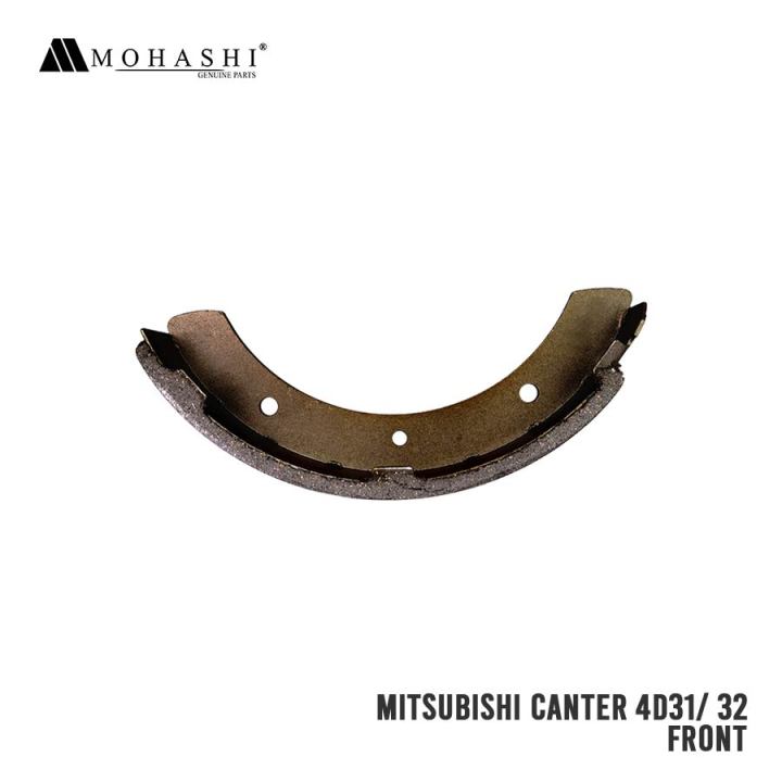 MITSUBISHI CANTER 4D31 4D32 FRONT BRAKE SHOE MOHASHI MBK-627 (4 PCS ...