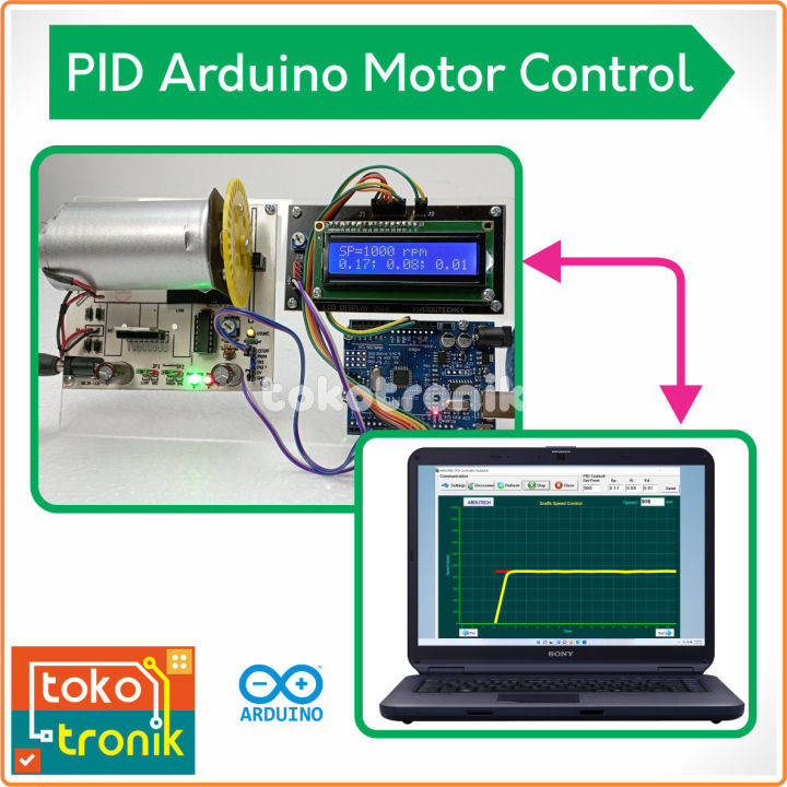 PID Arduino Kontrol Kecepatan Motor DC | Lazada Indonesia
