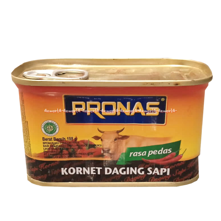 Pronas 198gr Corned Beef Mushroom Daging Sapi Kornet Kemasan Kaleng ...