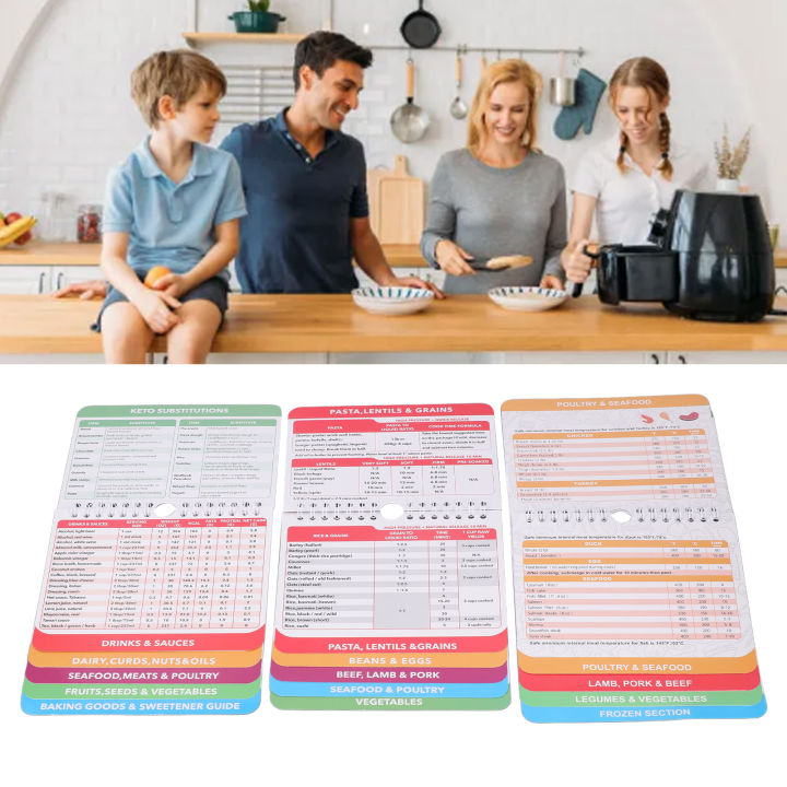 Pot Cheat Sheets Pressure Cooker Guide Reusable with Magnetic Stickers ...